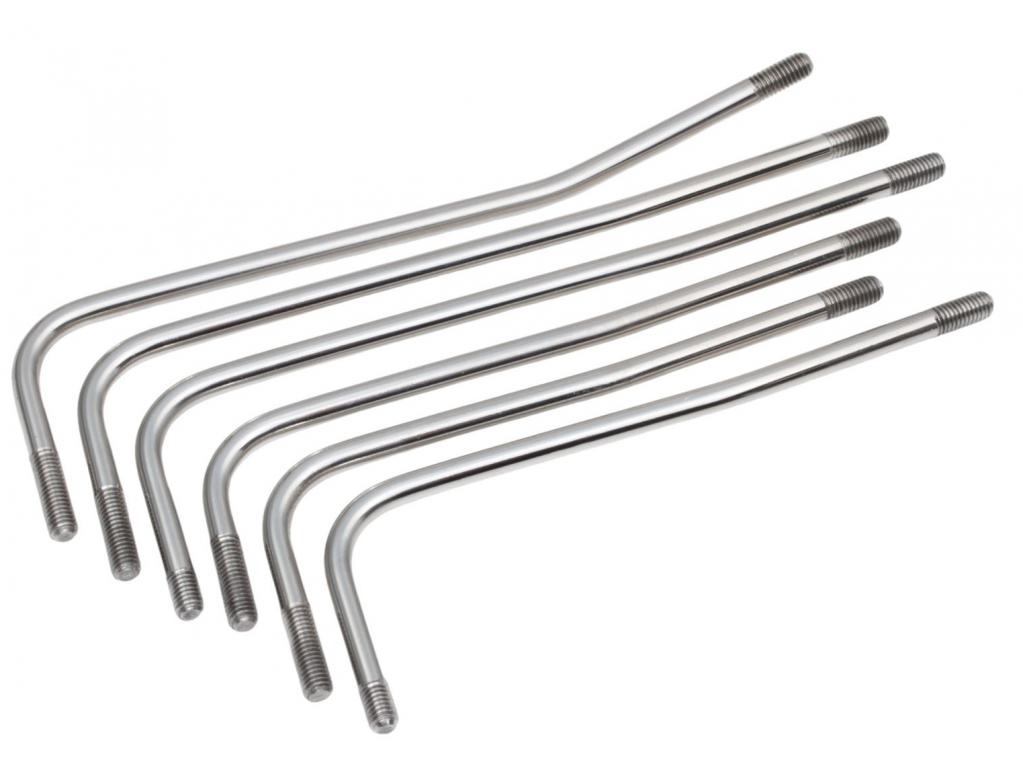 We offer 6 different Tremolo Arms...Vintage Right & Lefthanded , flat ...